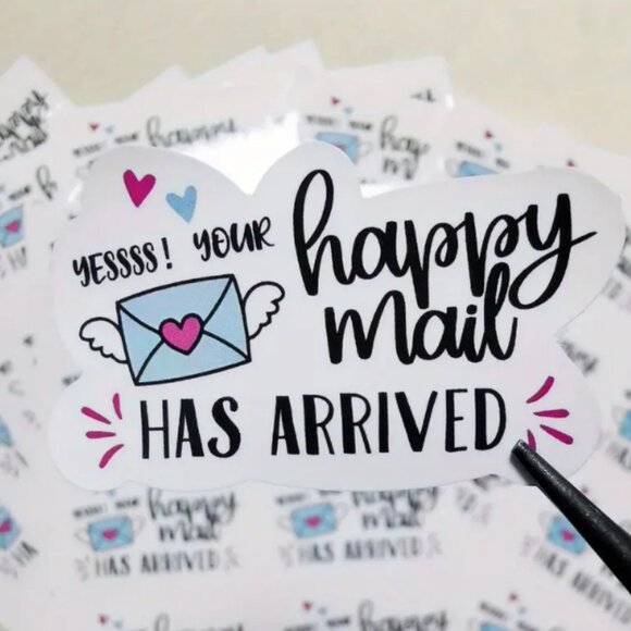 Office | 3pcs Happy Mail Stickers 19 | Poshmark